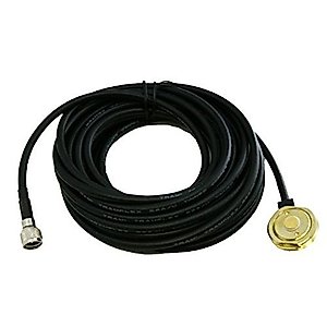Tram 1252-MUHF 3/4" NMO Mount with 17' RG-58 with Mini-UHF Connector installed.