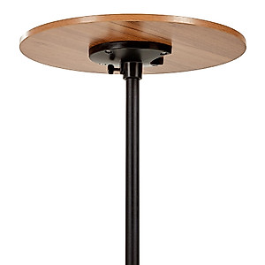 ERFEI Bar Table 15.75inch Small Round Top Adjustable Height 22.64-33.46in Multifunctional Side Table for Pub Bar Dining Bistro Cafe