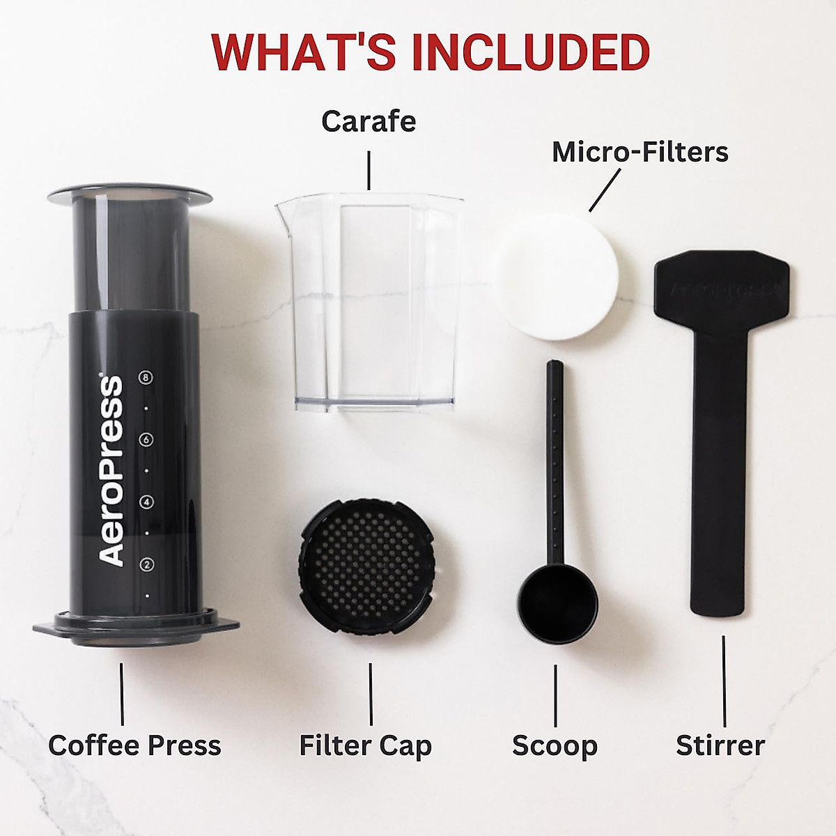 Aeropress XL Coffee Press – 3 in 1 brew method combines French Press, Pourover, Espresso. Full bodied, smooth coffee without grit or bitterness. Small portable coffee maker for camping & travel