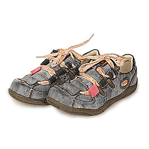 TMA EYES Women's Patchwork Leather Walking Sandal Shoes