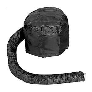 Hair Drying Cap, Portable Hair Drying Cap Hat Hair Blow Dryer Bonnet Attachment Black