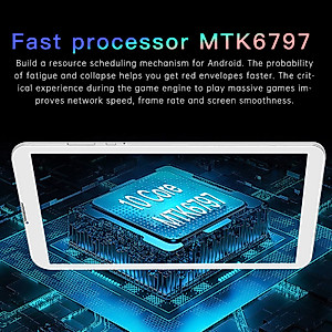 Tablet Computer, N88 Tablet 7.1 Inch Eight Core Smart Tablet Call WiFi 2+16GB Dual Camera Tablet, Supports SIM Communication Function, Holiday Gift (blue)