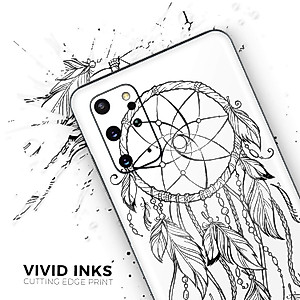 DesignSkinz Watercolor Dreamcatchers v11 Protective Vinyl Decal Wrap Skin Cover Compatible with The Samsung Galaxy S20 (Screen Trim & Back Glass Skin)