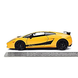 Jada Toys Fast & Furious 1:24 Lamborghini Gallardo Superleggera Die-cast Car Yellow, Toys for Kids and Adults