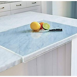 T.H.G. 18"x 24" ACRYLIC CUTTING BOARD WITH COUNTER LIP BY JUMBL,Clear