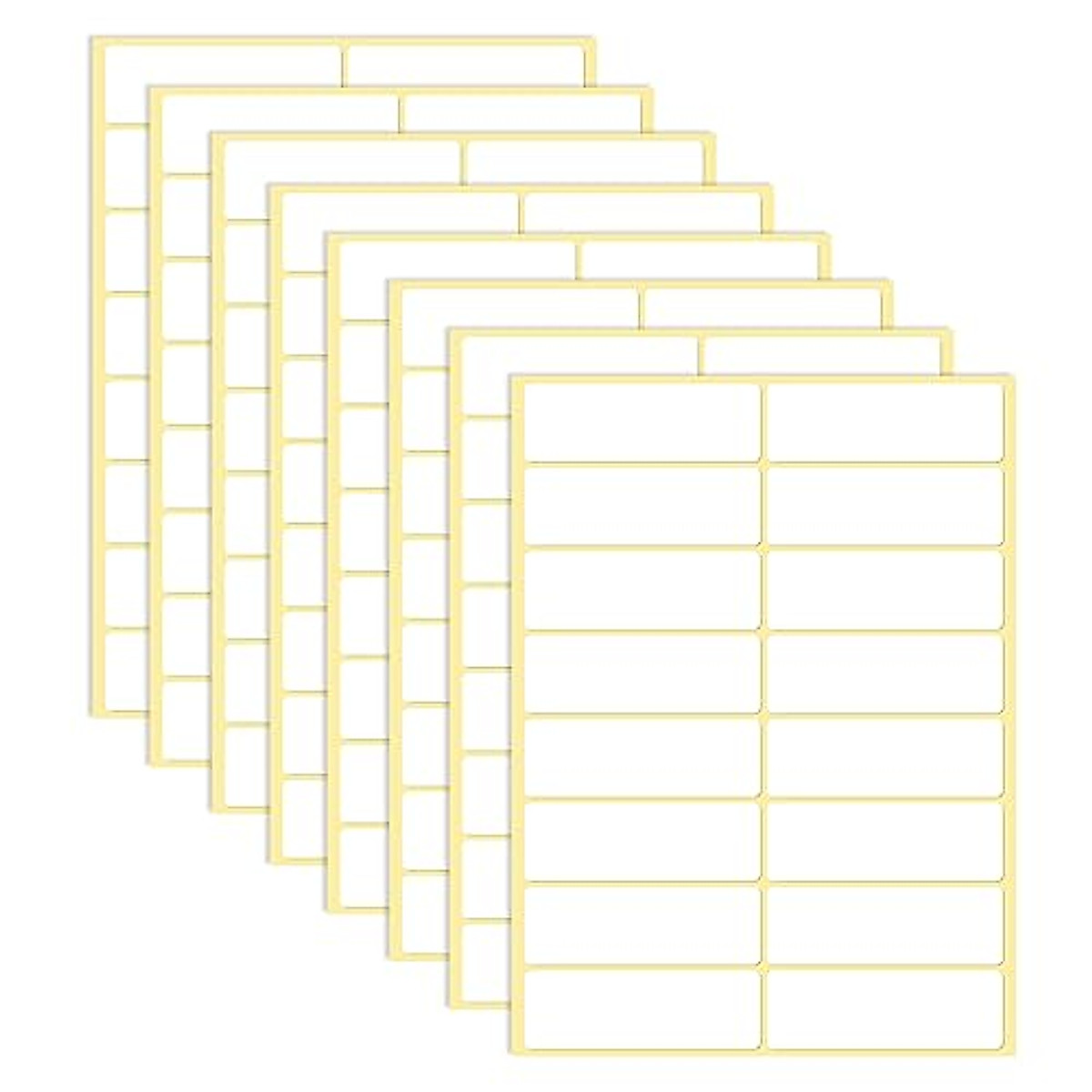 720 Pcs 1x3 Inch Date Label Removable Freezer Label Stickers Food Storage Stickers Self-Adhesive Rectangular Stickers for Food Containers Jars Bottles Storage Organization