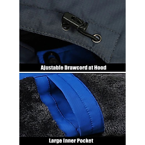 MAGCOMSEN Tactical Jacket Men Snowboard Snow Rain Jacket Winter Jacket Military Jacket Ski Jacket Winter Coats for Men Waterproof Jacket Parka Work Jacket