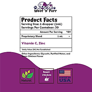 Immune Support for Cats - Helps to Support a Healthy Immune System - Cat Immune Booster - Cat Immune Support - Cat Immune Supplement - Immune Support Cats - Cat Immune Support Supplement - 1 fl oz