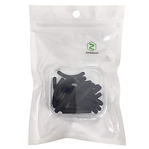 Zhehao Eyelash Curler Refill Eyelash Curler Pad Silicone Rubber Curler Replacement Refill Pad for Universal Lash Curler with Clear Storage Box