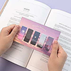 Monolike Magnetic Bookmarks Moon Ver.1, Set of 5