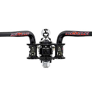 Camco Eaz-Lift ReCurve R3 800lb Weight Distribution Hitch | Features 1,000lb Max Tongue Weight Rating, 2-5/16-inch Ball has a 15,000lb Max Rating, and Adjustable Sway Control | (48782)