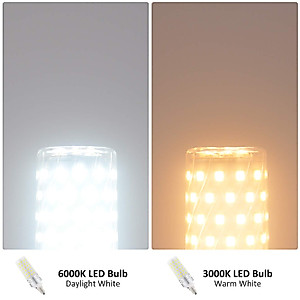 E12 LED bulbs, Candelabra LED Bulbs 100 Watt Equivalent,Daylight White 6000K, LED ceiling fan light bulbs,1500lm, Non-Dimmable LED light bulb, LED Chandelier Bulbs for Ceiling Fan,Home Lighting,4 Pack