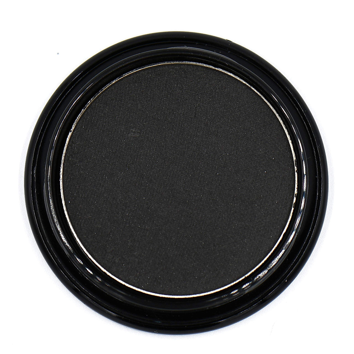 Pure Ziva Black Matte Opaque Smokey Eye Onyx Midnight Zero Jet Black Pressed Powder Single Vegan Eyeshadow; Talc, Paraben & Cruelty Free