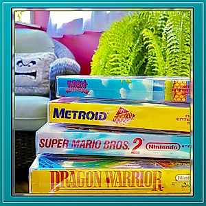 MALKO Video Game Protector Compatible with Nintendo NES Games Boxes | Clear Plastic Sleeve | 10 Pack