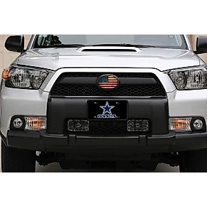 BOARLIDA American Football Design License Plate Durable Dallas Team Decorative Aluminum Car License Plate Covers for Women Girls Men Boys 12 X 6 Inch