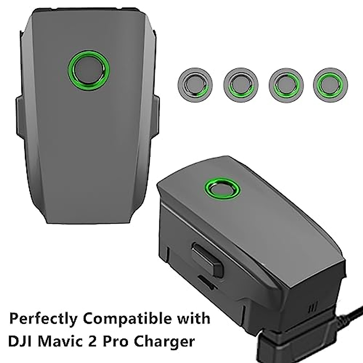 MVMOD Mavic 2 Pro Battery, 3850mAh 15.4V Intelligent Battery for DJI Mavic 2 Zoom/ 2 Pro Drone, 30Mins Max Flight Time