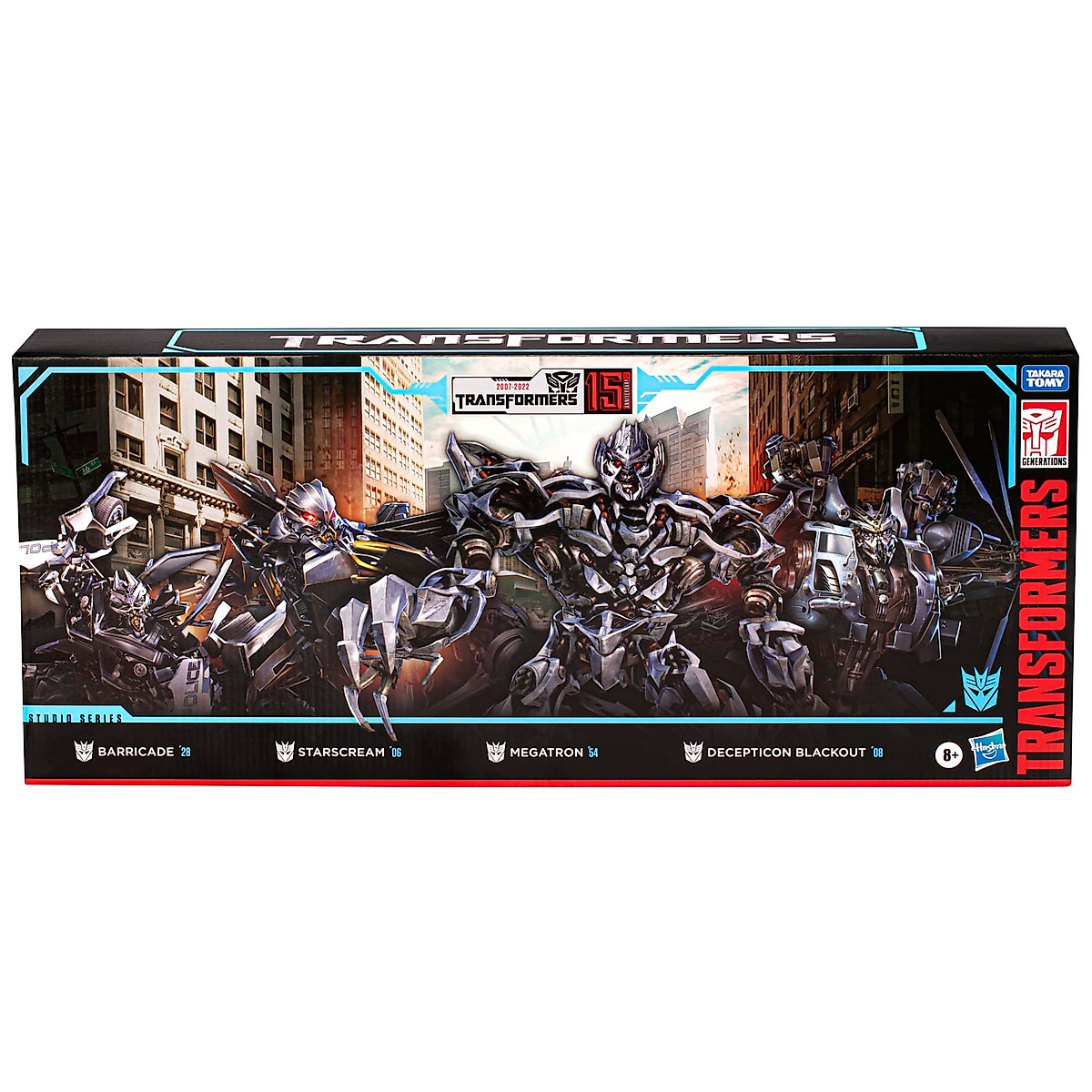 Transformers Toys Studio Series Movie 1 15th Anniversary Decepticon Multipack, with 4 Action Figures for Boys and Girls Ages 8 and Up (Amazon Exclusive)