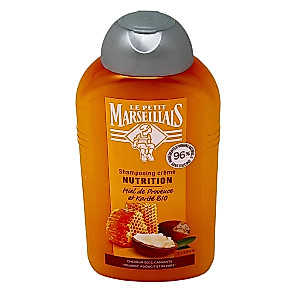 Le Petit Marseillais French Shampoo - Shea Milk and Honey - Damaged, Dry Hair - 8.4 oz