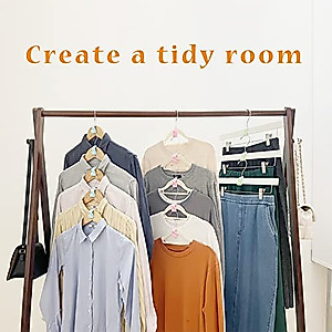 iYourHouse Clothes Hanger Connector Hooks 100pcs, Thicken Hanger Hooks for Clothes, Space Saving, Load Bearing, Cascading Closet Organization, Space Saver Hanger Organizers for Velvet and Wood Hangers