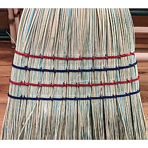 Lehman's Amish-Made House Broom - Authentic Corn Straw Broom with Hardwood Handle, Natural, 55 inches