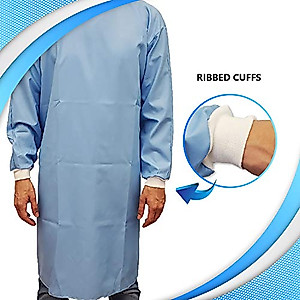 NYOrtho Non-Surgical Reusable Washable protective Isolation Gown Level 2 (1 pack)