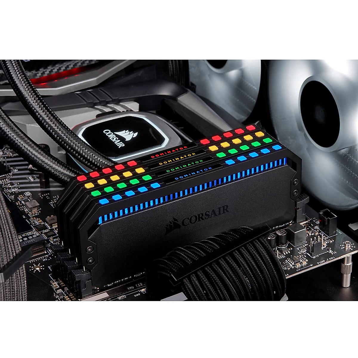 CORSAIR Dominator Platinum RGB 16GB (2x8GB) DDR4 3600 (PC4-28800) C18 1.35V AMD Optimized Memory- Black