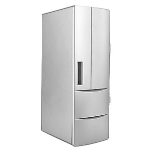 hong Versatile Insulation Mini Fridge Freezer, USB Frideg Small Fridge Freezer, for Home Car Boat or