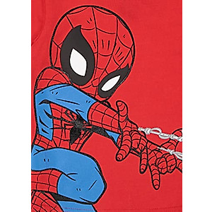 Marvel Avengers Super Hero Adventures Spider-Man Hulk Iron Man Toddler Boys 4 Pack Graphic T-Shirts 4T