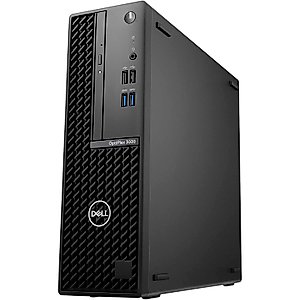 Dell OptiPlex 3000 SFF Small Form Factor Desktop Computer - 12th Gen Intel Core i5-12500 6-Core up to 4.60 GHz CPU, 32GB RAM, 2TB NVMe SSD + 8TB HDD, Intel UHD Graphics 770, DVD-RW, Windows 10 Pro