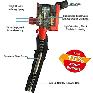 DG508 Ignition Coil Pack Set of 8 Compatible for Ford Lincoln Mercury 4.6L 5.4L V8 etc. (DG508 Coils_8 Packs_Red)