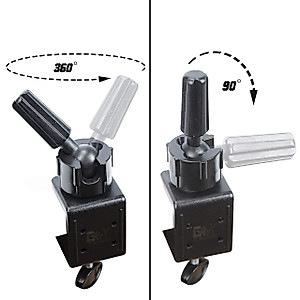 GEXWORLDWIDE Iron Wig C Clamp Stand Holder for Canvas Block Head Mannequin Manikin Training Practice Head Wig Display Styling