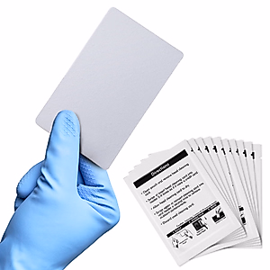 CR80 Cleaning Cards, Dual Side Card Reader Cleaner, POS Swipe Terminal Cleaning Cards CK-CR80 (50pcs)