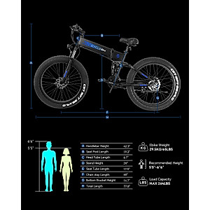 CycleOn Electric Bike for Adults: Valley Ride 750W Electric Bike 48V 10Ah Battery, 26'' Fat Tire Electric Bike Dual Shock Absorber, 7-Speed Electric Bicycles for Commute Mountain Beach Snow, Red