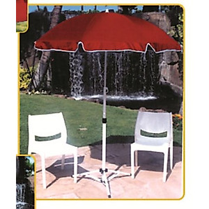 JoeShade, Portable Sun Shade Umbrella, Sunshade Umbrella, Sports Umbrella, RED