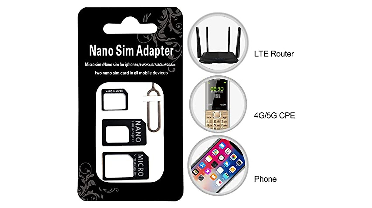 VIVP 4-in-1 SIM Card Adapter Kit – Easy Convert Solution