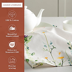 Maison d' Hermine Champ de Mars 100% Cotton Set of 4 Napkins, 20 - inch by 20 - inch.