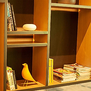 Mid Century Home Decor, House Bird, Adornment Office Home Decor, Desk Dove Ornament, Arts Pigeon Gifts, Replica Sculpture (Yellow)…