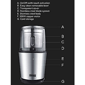 CZDYUF Household Small Mini Stainless Steel Portable Coffee Grinder household kitchen appliances portable