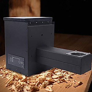 Electric Wood Pellet Smoker Grill Intelligent Digital Temperature Controller DIY Outdoor Pellet Grill Wood Pellet Grill & Smoker for BBQ Outdoor, Bake, Roast, Braise, US Plug
