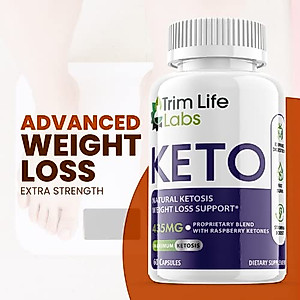 Trim Life Keto Ketosis Supplement Pills (5 Pack)