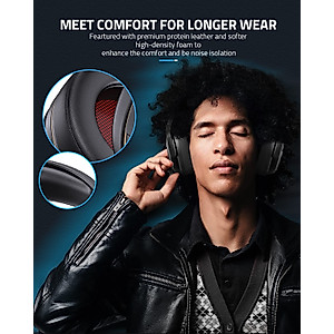 XIBERIA Wireless Gaming Headset for PS5,PS4,PC with Microphone,Lossless 2.4GHz Ultra-Low Latency,Noise Cancelling MIC,Long Battery Life,Wired Mode for Xbox One, Xbox Series X Games