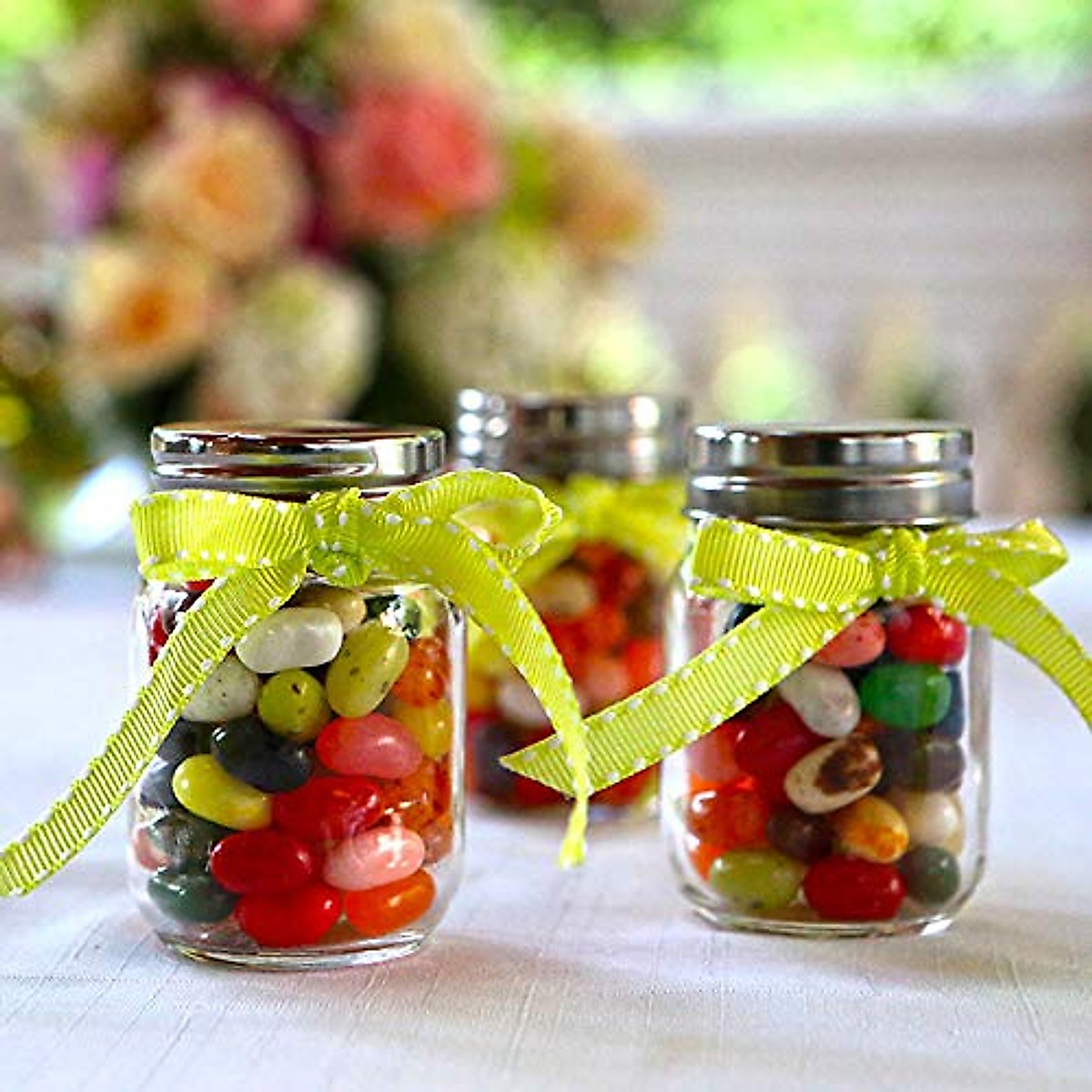 Kate Aspen Glass Set, Favors, Party Decor, Arts and Crafts, Set of 12 Mini Mason Jars, 12 Count