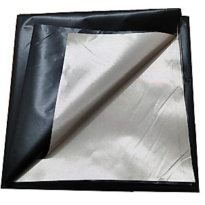 EMF Radiation Shielding and Anti-Radiation Reducing RF Shielding Fabric Conductive Electrode Magnetic Black Color 78"x43" inch