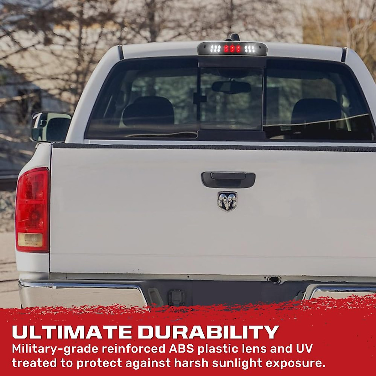 Recon 264118BK LED Third Brake Light Kit 2002-2006 Dodge RAM 1500 & 2003-2006 RAM 2500/3500 - Smoked Lens