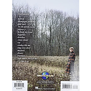 Taylor Swift - Evermore Easy Piano Songbook with Lyrics