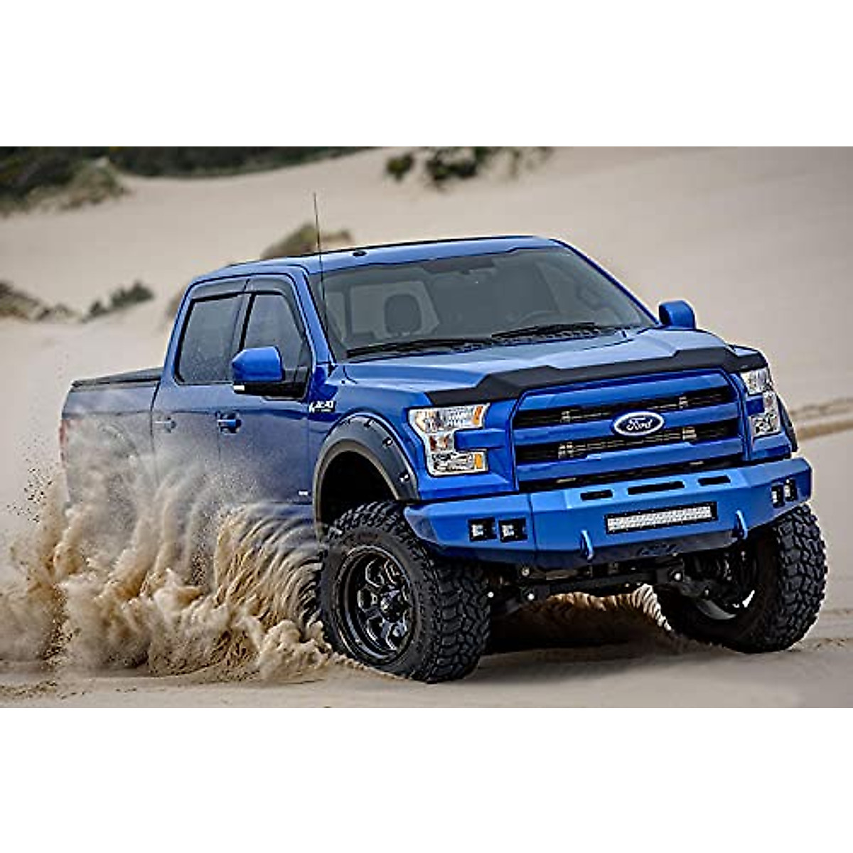 Auto Ventshade [AVS] Aeroskin Hood Protector | 2010 - 2018 Dodge Ram 2500, 3500, Low Profile/Flush - Smoke | 322051