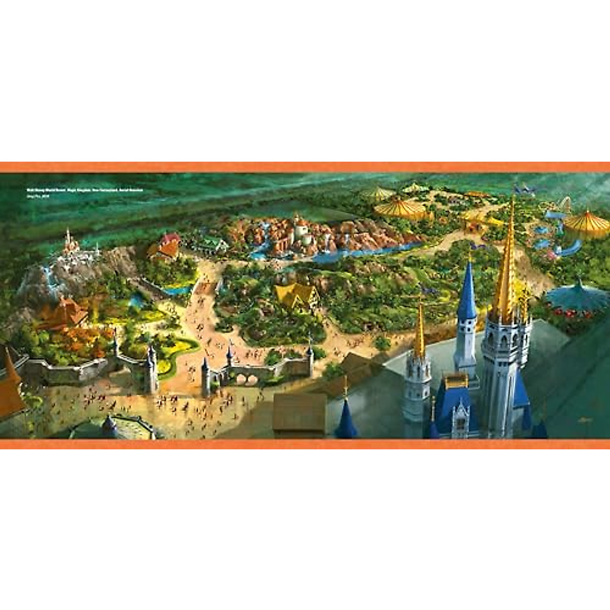 Maps of the Disney Parks: Charting 60 Years from California to Shanghai (Disney Editions Deluxe)