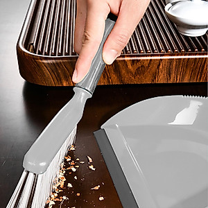 Lightning Deals of Today - Brush and Dustpan Set Dust Pan and Brush Set Clean Desktop Small Dustpan and Brush Set Desk Sweeping Household Combination Brush Handheld Broom and Dustpan Set