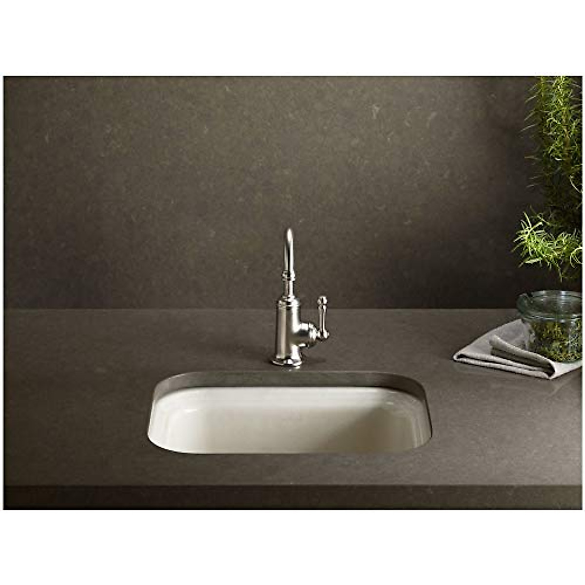 KOHLER K-6589-U-0 Northland Undercounter Entertainment Sink, White