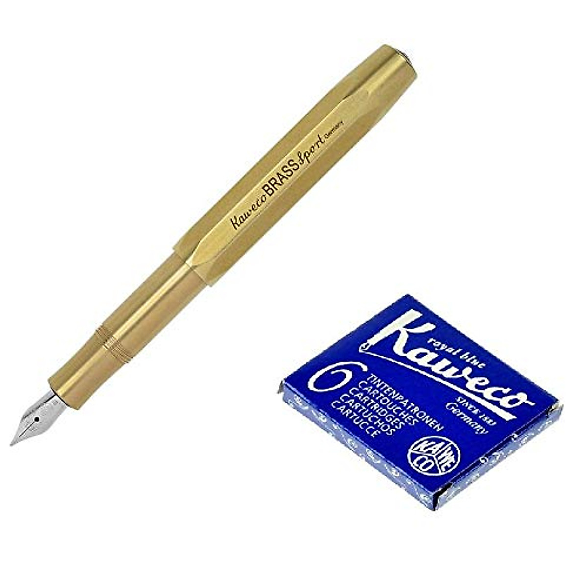 Kaweco Fountain Pen 30 ink cartridges short royal blue